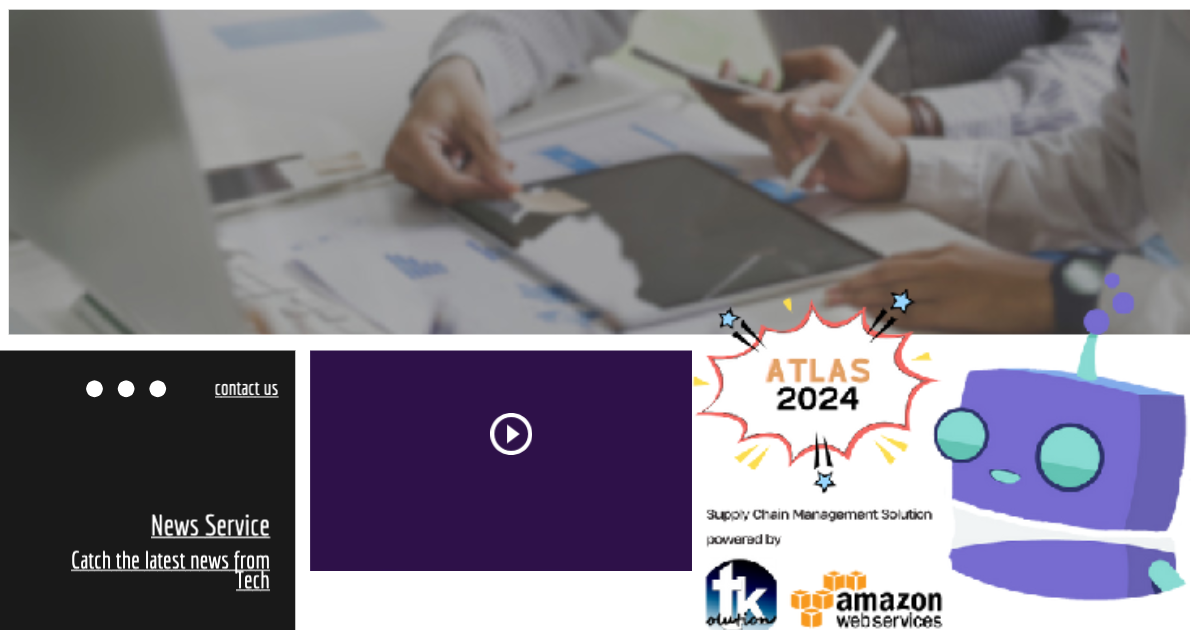 White clean and fresh business service landing page blog banner template